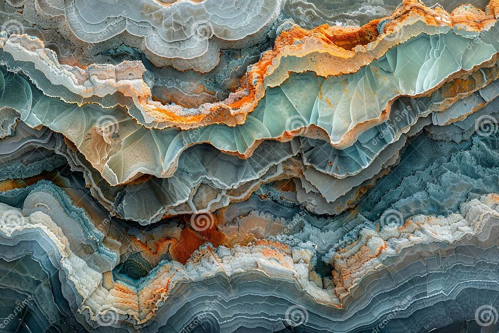 The Surface of Layered Stone. Textures and Patterns of Stone Stock ...