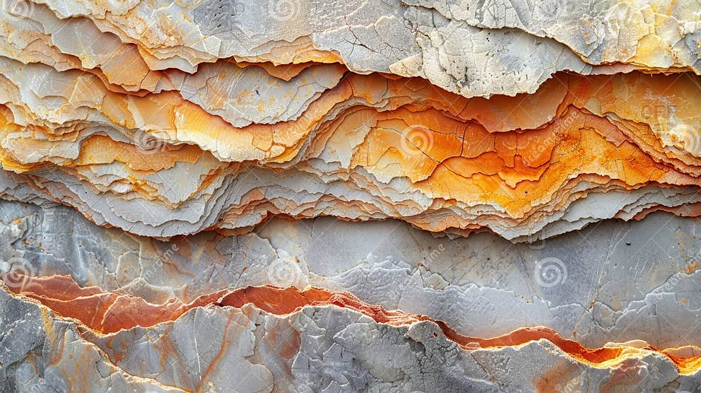 The Surface of Layered Stone. Textures and Patterns of Stone Stock ...