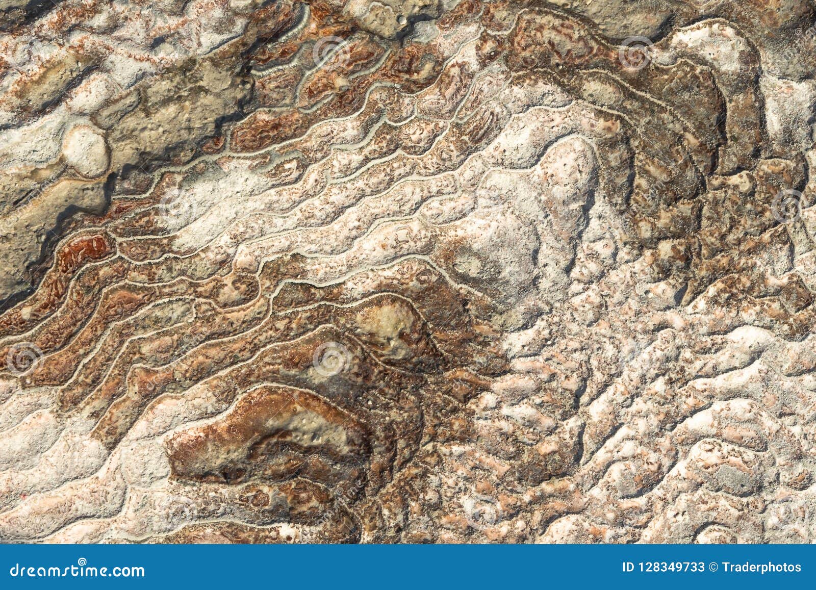 Patterns on the Stone Made by the Flow of Water Stock Image - Image of ...