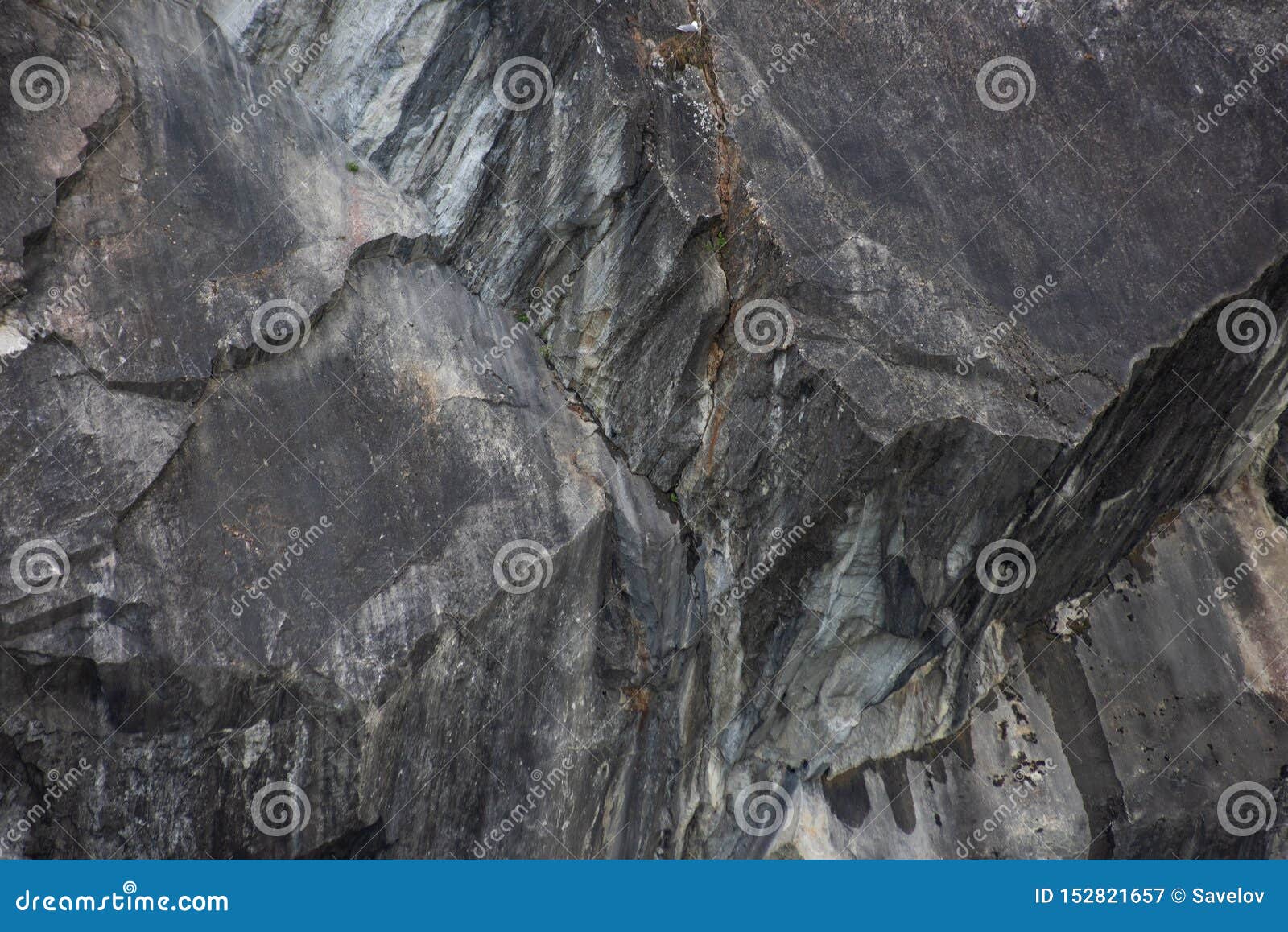 The Surface of the Marble Rough Stone of a Large Rock Stock Image ...
