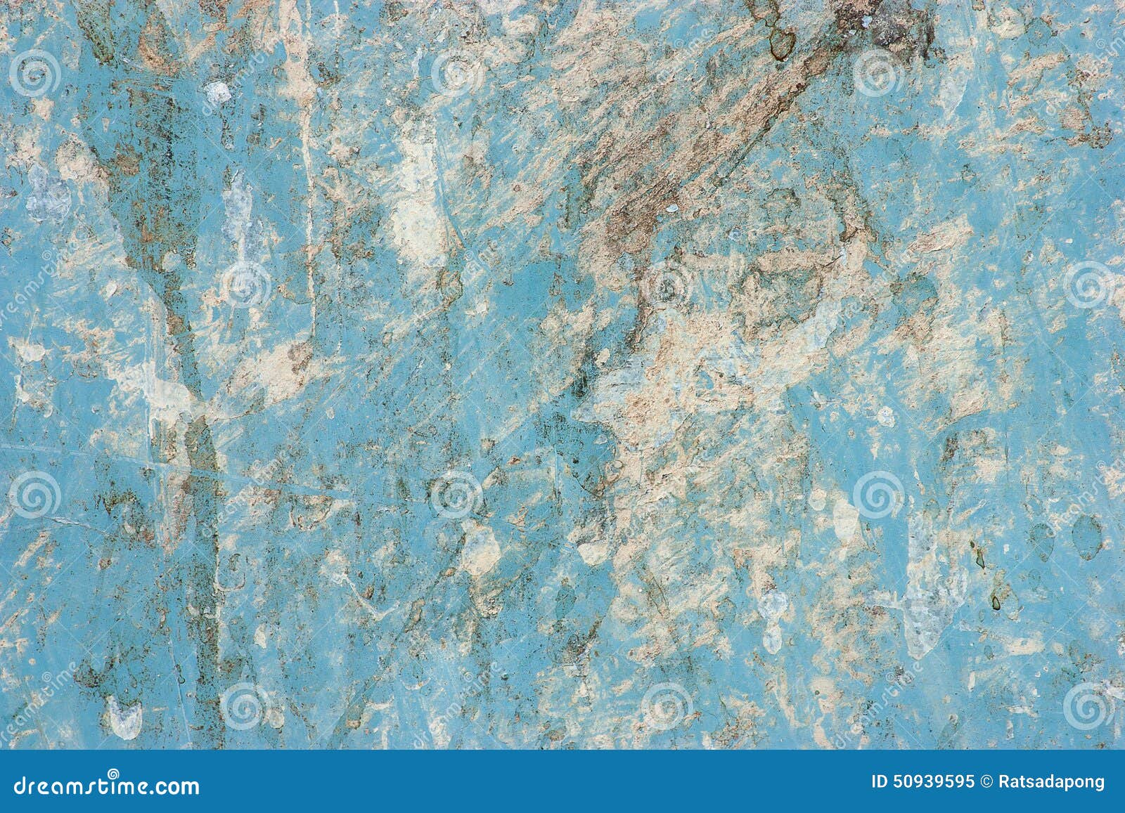 Surface of the Metallic Blue with Dirt. Stock Image - Image of blue ...