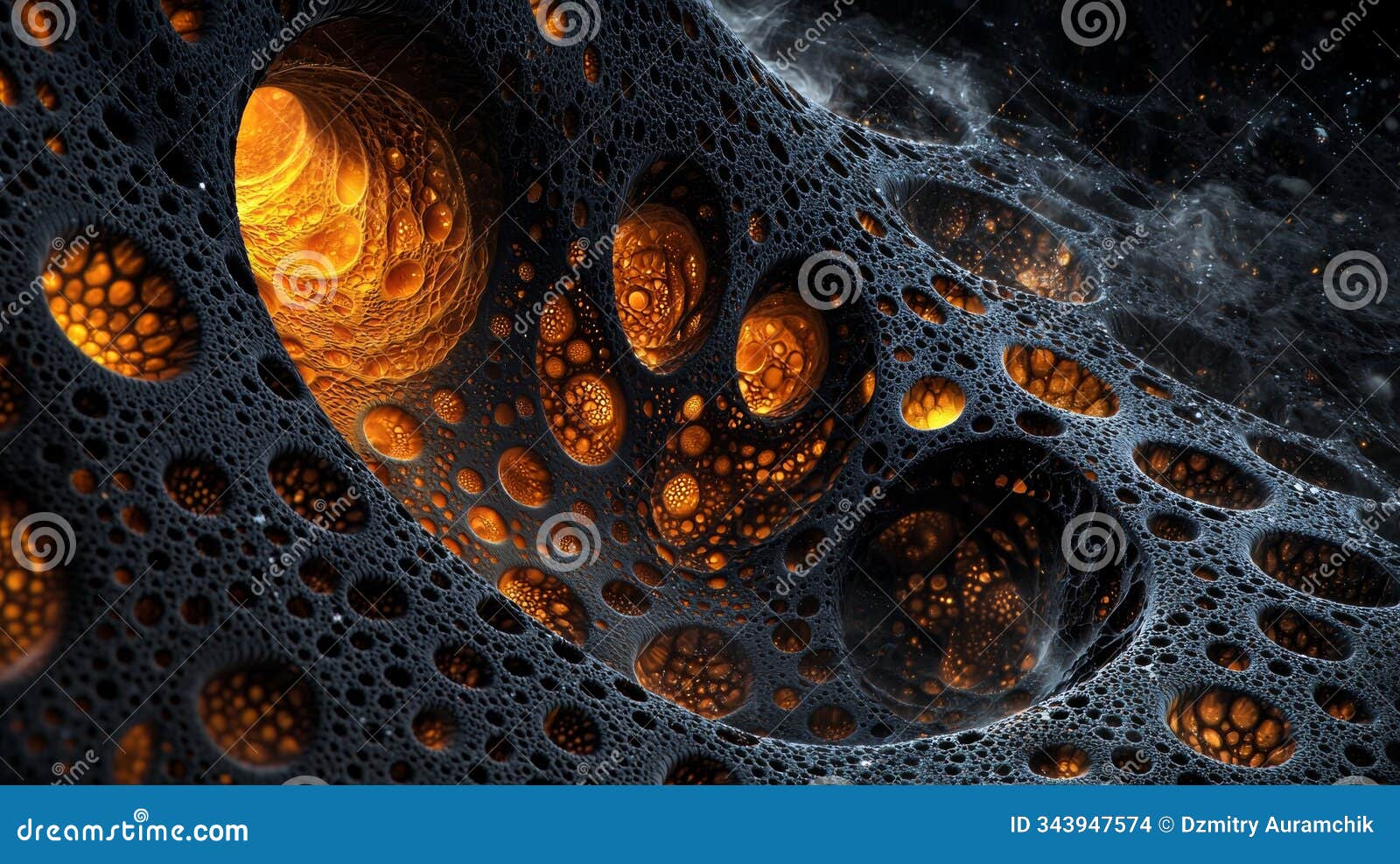 Surface Microstructure of an Ion Exchange Resin Can Be Seen Under a ...
