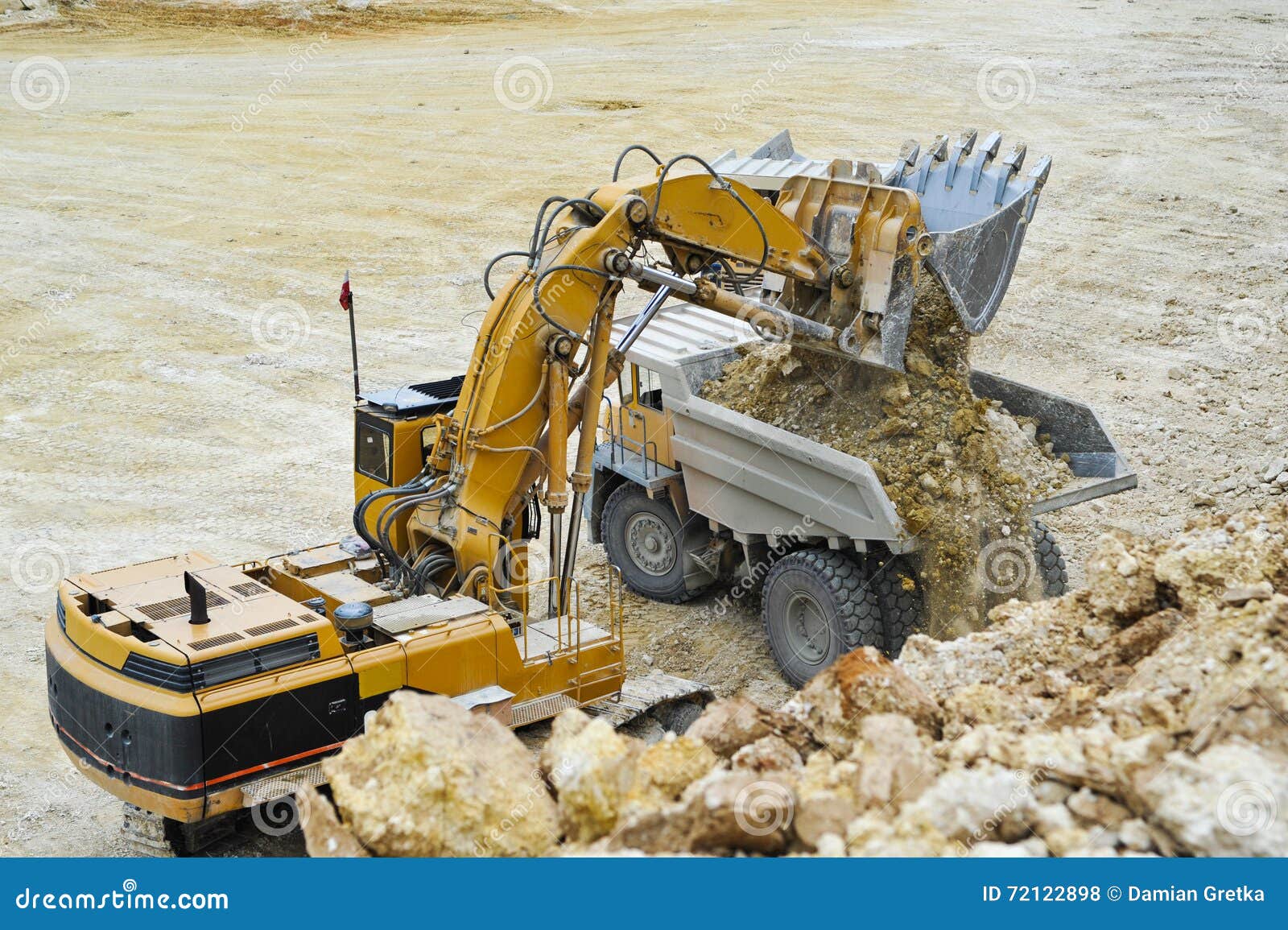 Surface Mine, Raw Materials Stock Photo - Image of gold, earth: 72122898