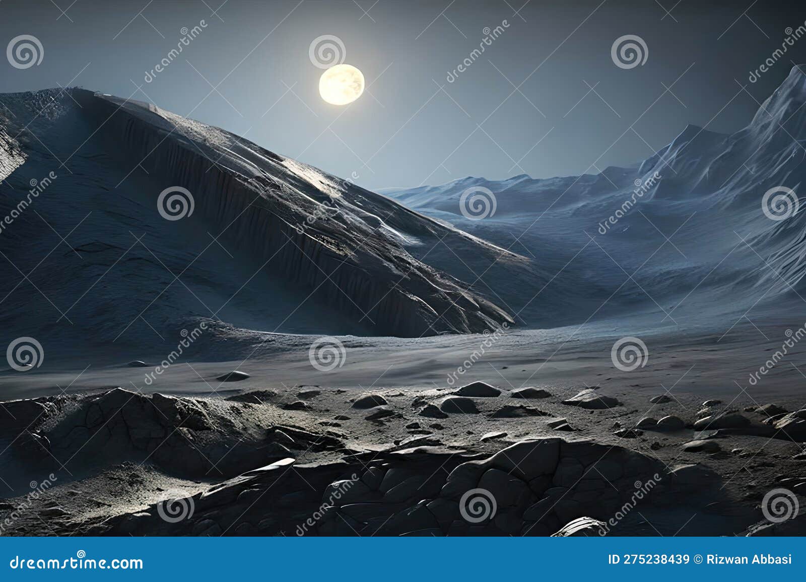 A Surface of the the Moon stock illustration. Illustration of cosmos ...