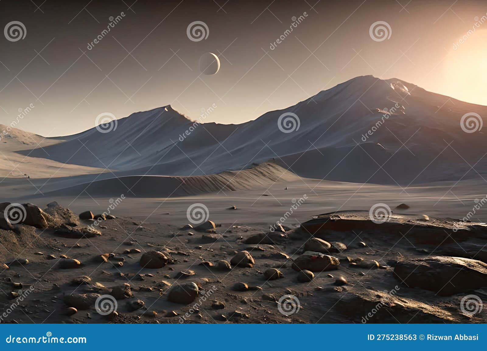 A Surface of the the Moon stock illustration. Illustration of luna ...