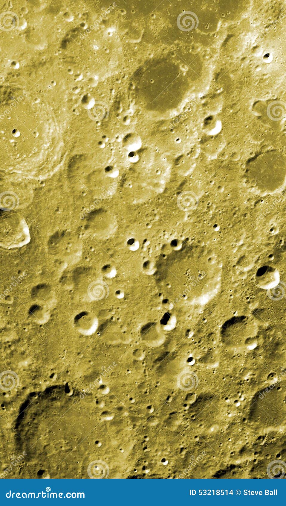 Surface of the moon stock photo. Image of lunar, moon - 53218514