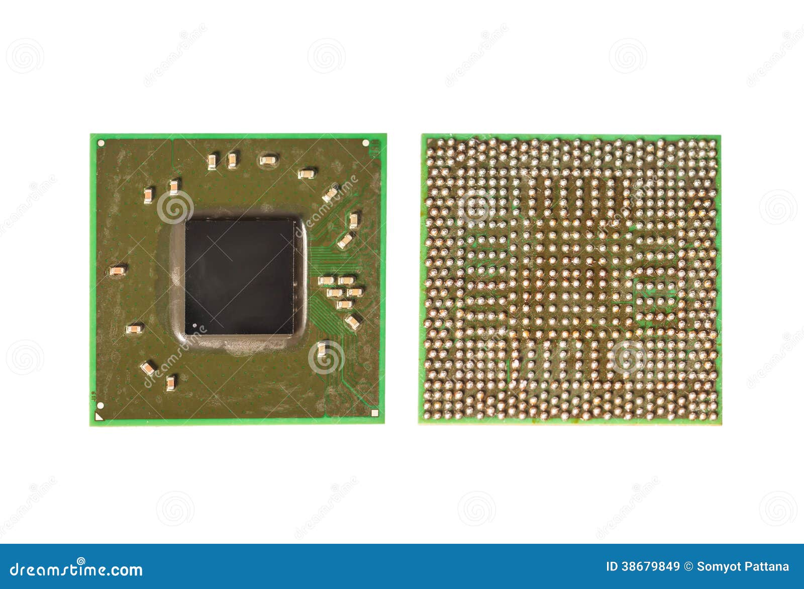 Surface Mount Integrated Circuit Chip Stock Image - Image of integrated ...