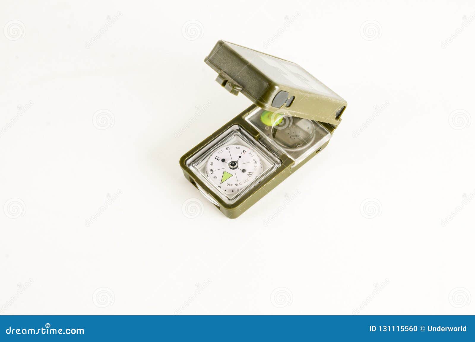 A Surface Mount Liquid-filled Compass Stock Photo - Image of liquid ...