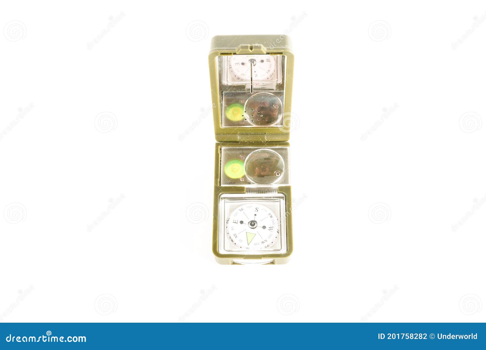 A Surface Mount Liquid-filled Compass Stock Photo - Image of nautical ...