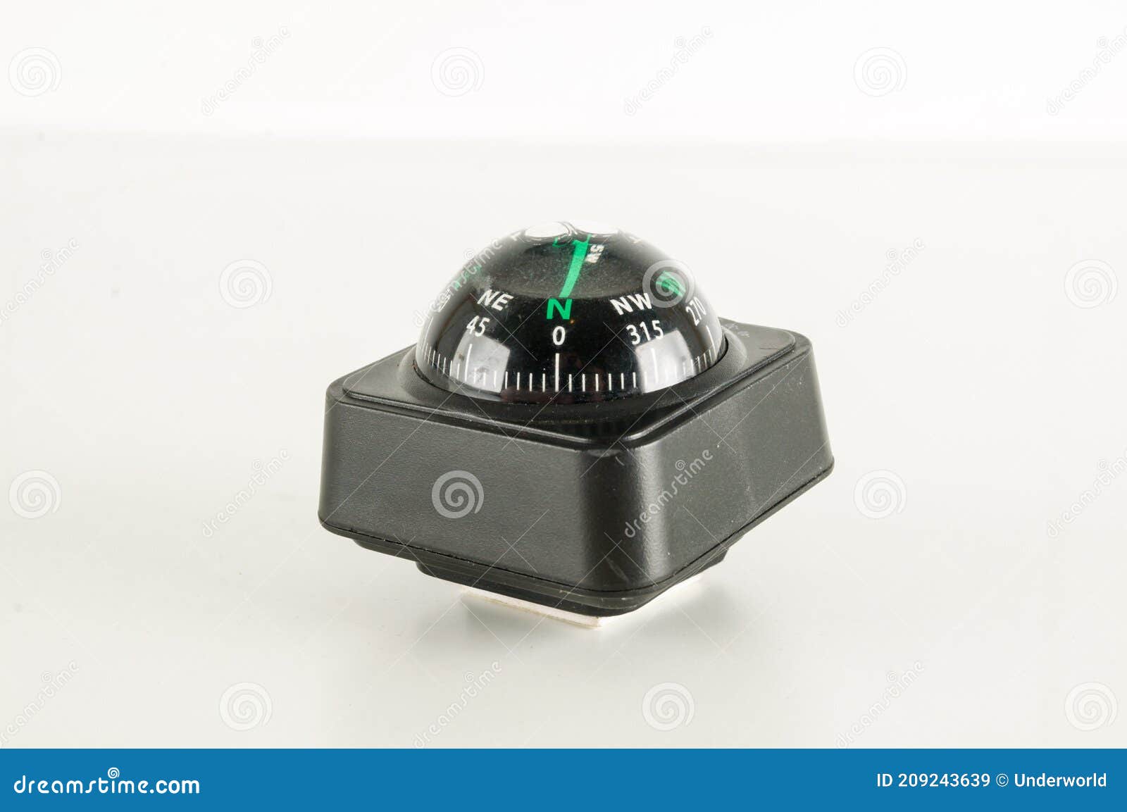 A Surface Mount Liquid-filled Compass Stock Image - Image of guidance ...