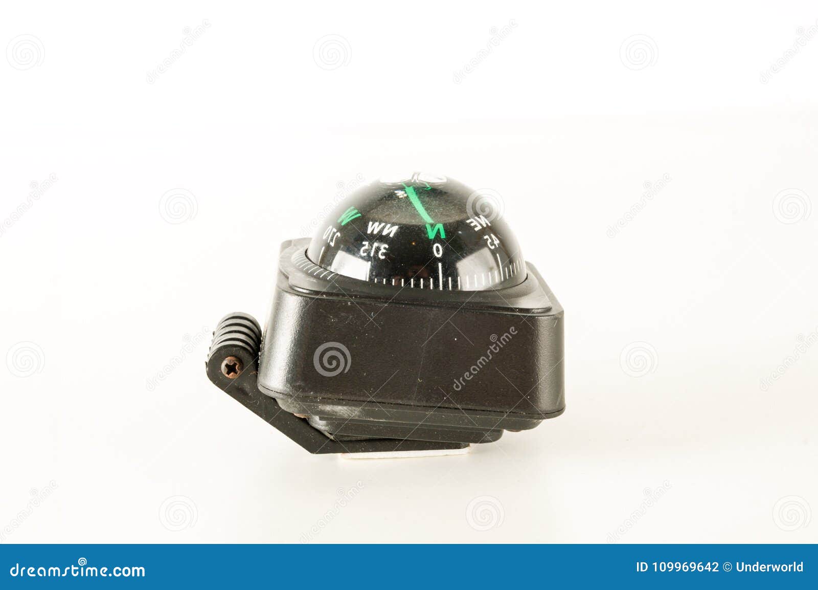 A Surface Mount Liquid-filled Compass Stock Photo - Image of retro ...