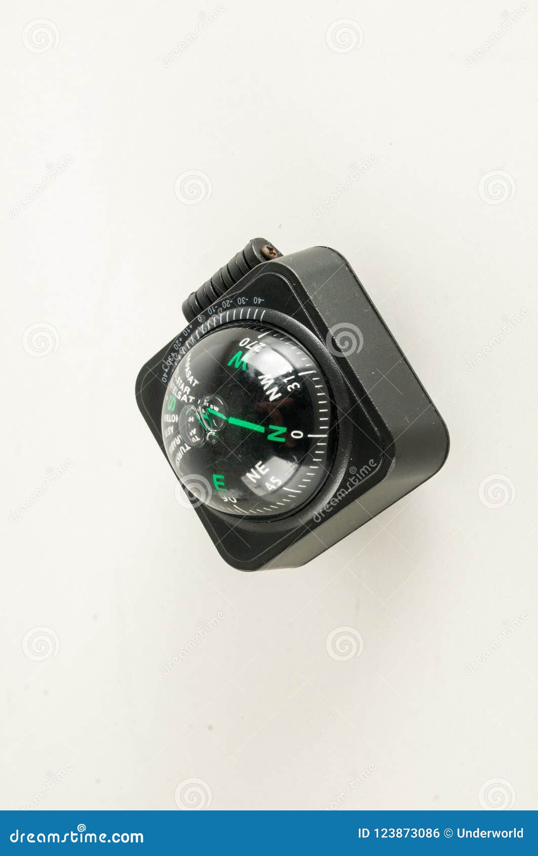 A Surface Mount Liquid-filled Compass Stock Photo - Image of magnetic ...