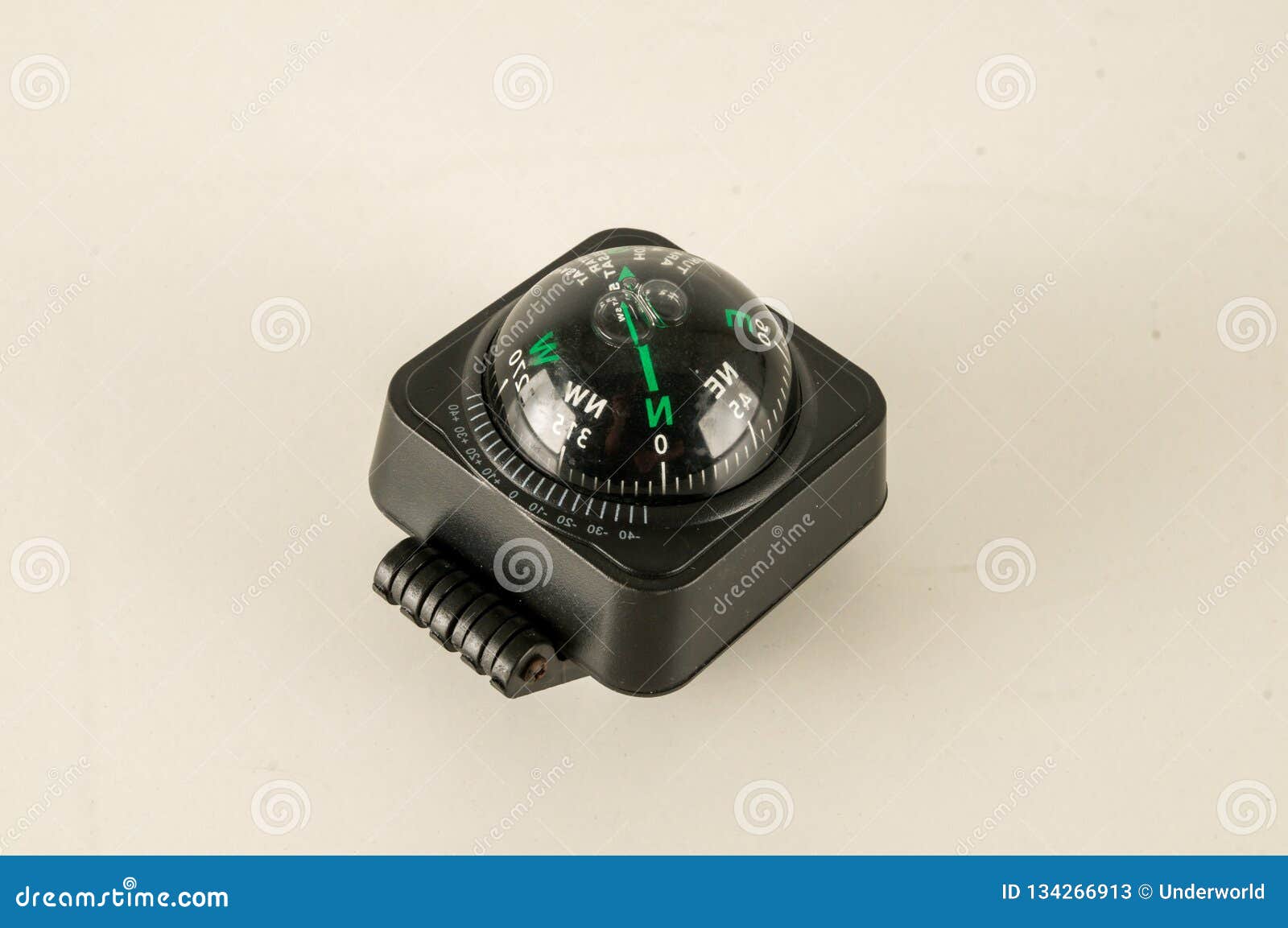 A Surface Mount Liquid-filled Compass Stock Image - Image of south ...