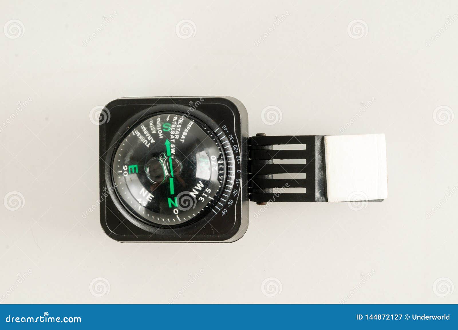 A Surface Mount Liquid-filled Compass Stock Image - Image of compass ...
