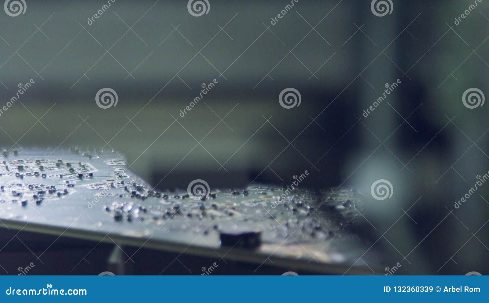 Surface Mount Technology Smt Machine Places Components on a Circuit ...