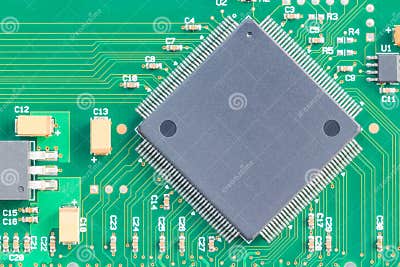 Surface Mount Technology (SMT) Microchip Stock Photo - Image of ...