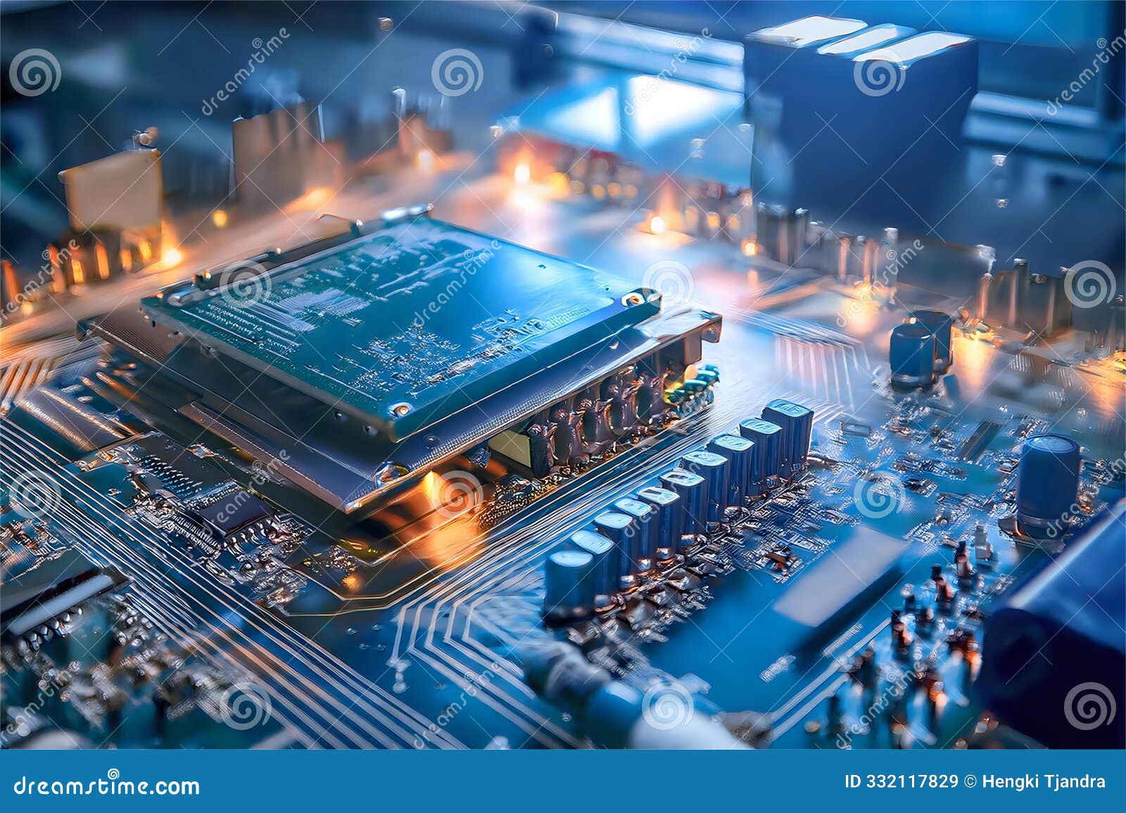 Surface Mounting Technology (SMT) Components Including Microchips ...