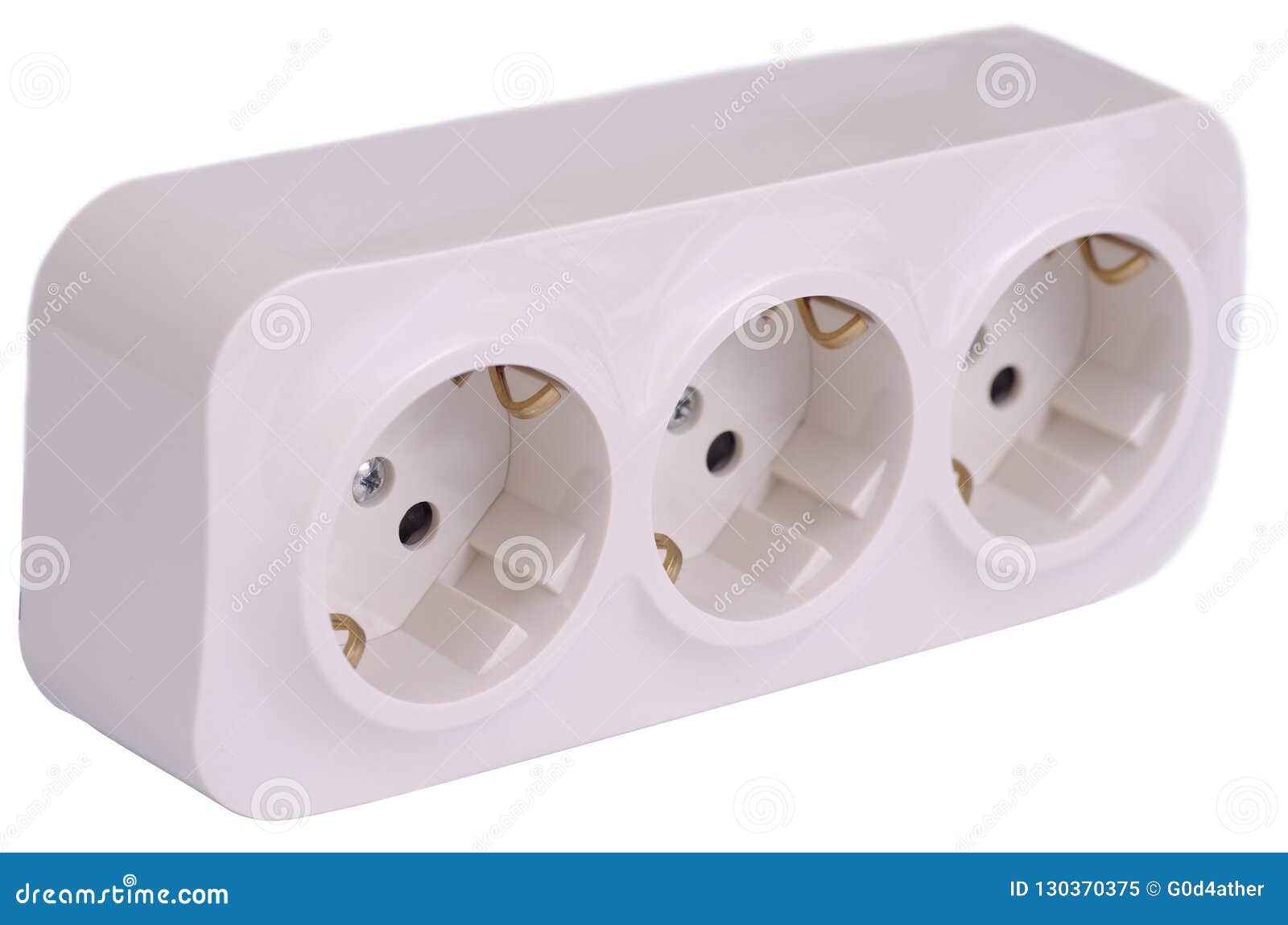 Socket-outlet stock image. Image of surface, socket - 130370375