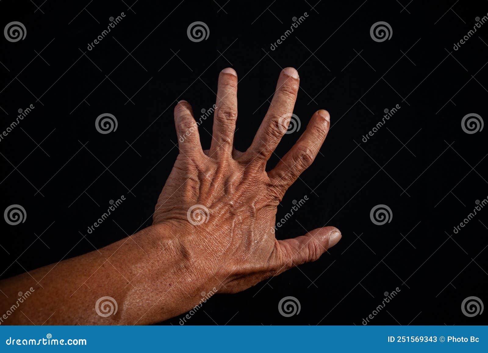The surface of the hand stock image. Image of person - 251569343