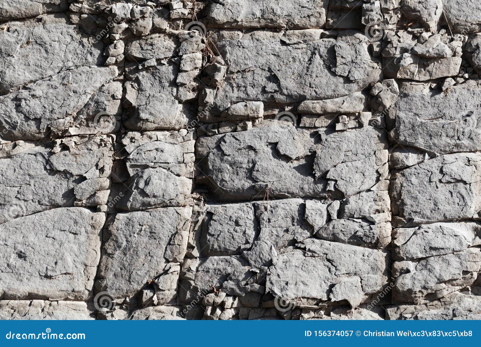 The Surface of a Nodular Limestone Stock Image - Image of intercalation ...