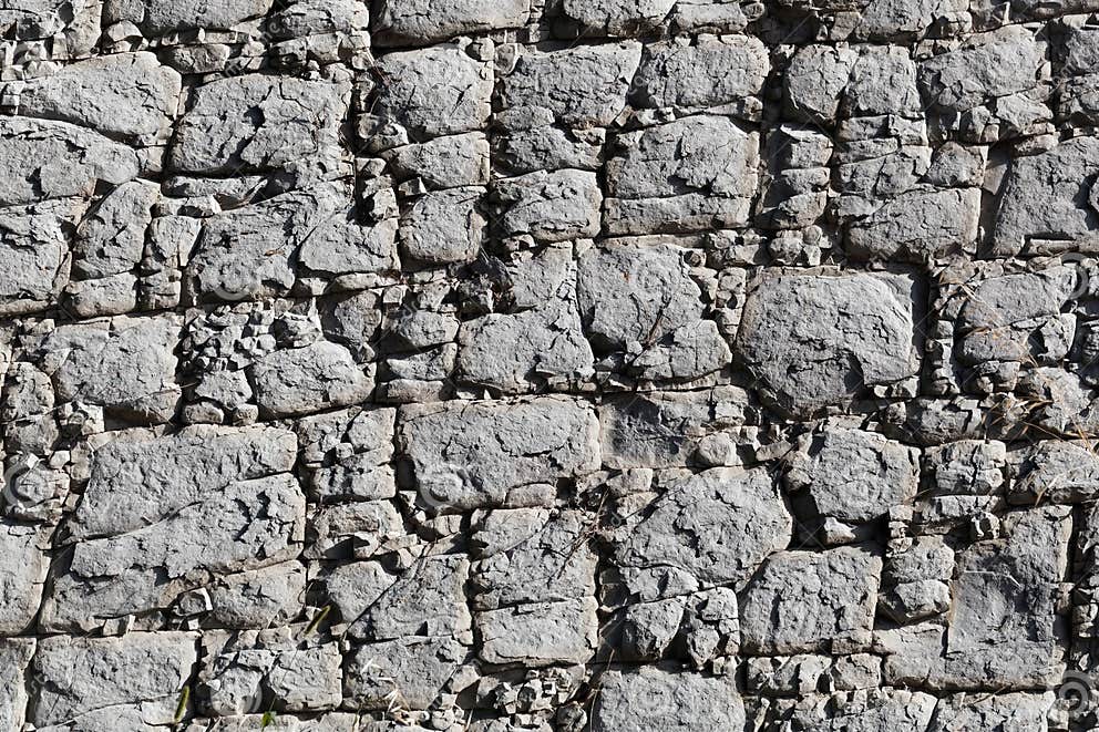 The Surface of a Nodular Limestone Stock Image - Image of rock ...