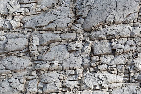 The Surface of a Nodular Limestone Stock Image - Image of fragmented ...