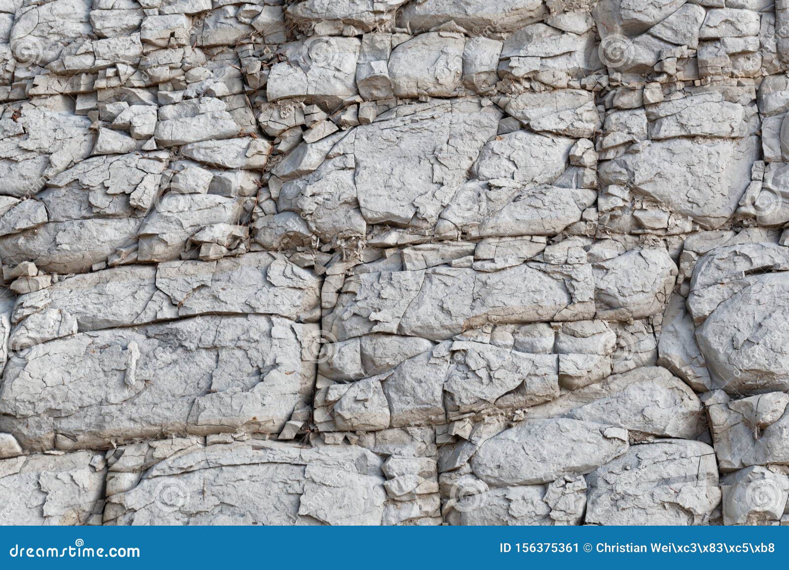 The Surface of a Nodular Limestone Stock Image - Image of mudstone ...