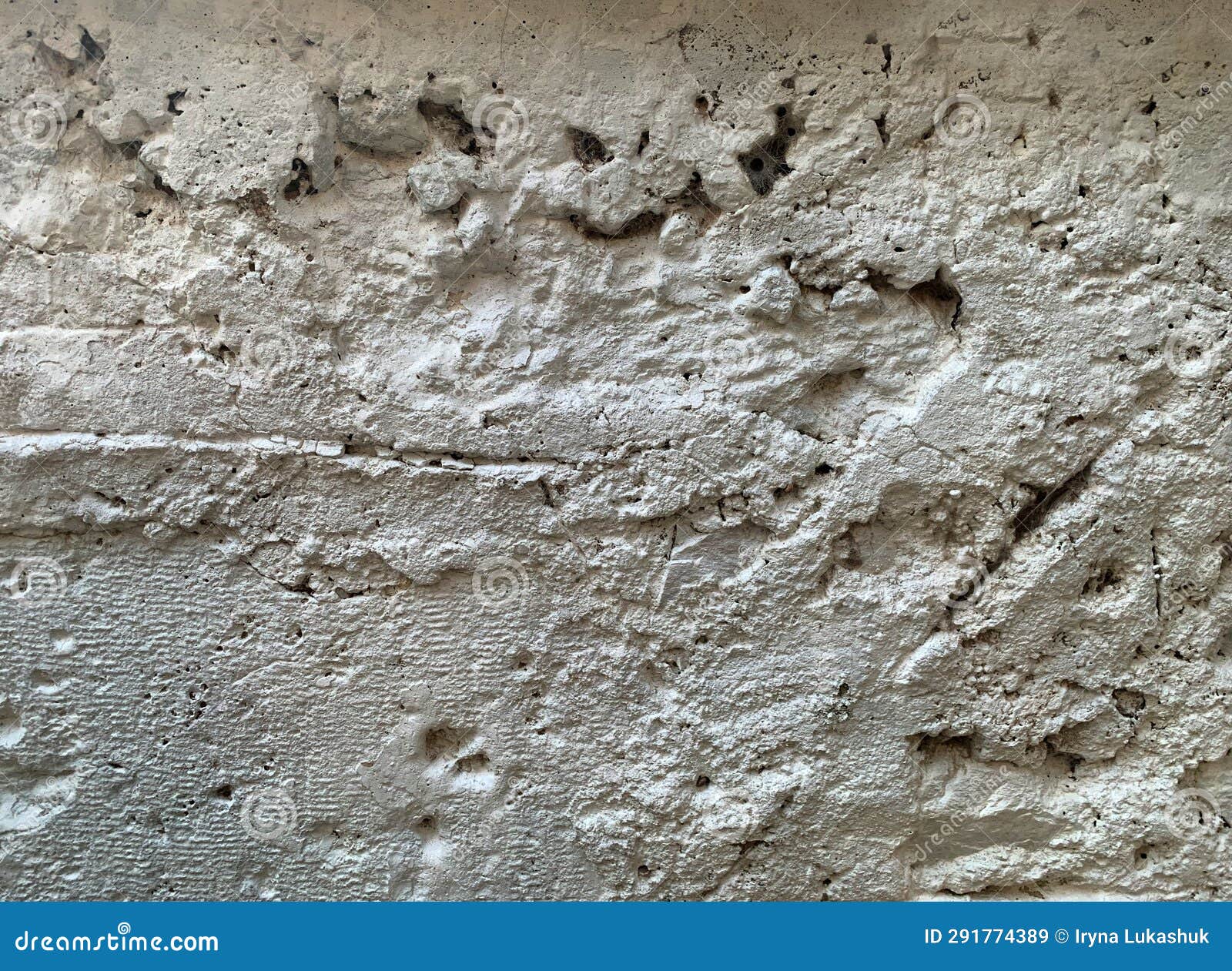 Surface of Old Cement Plaster Painted White. Stock Image - Image of ...