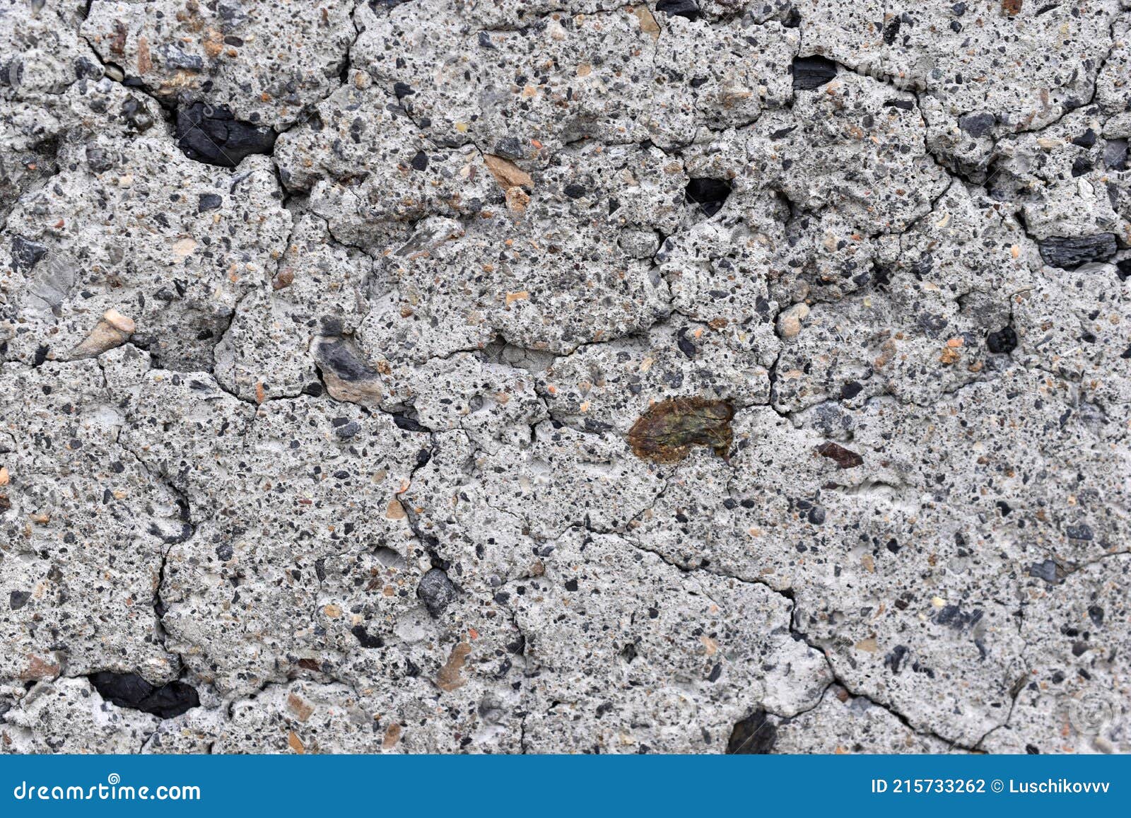 The Surface of an Old Cinder Block Falling Apart Stock Photo - Image of ...