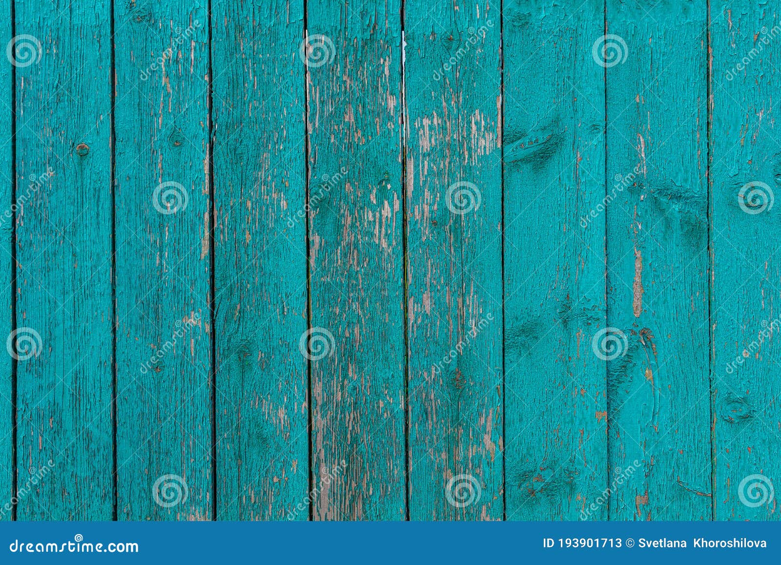 The Surface of an Old Green, Cracked Wood Plank As a Texture. Stock ...