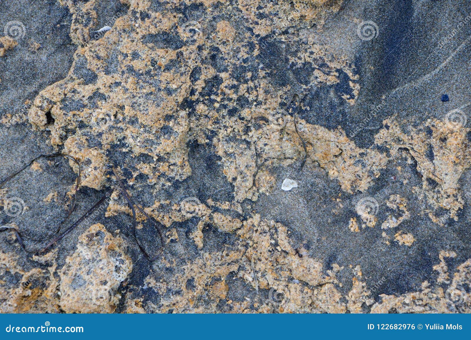 Old rock texture. stock photo. Image of granite, concrete - 122682976
