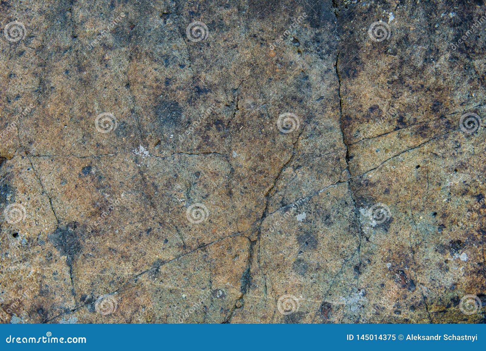 The Surface of an Old Rock with Cracks. Old Rock Texture Wild ...