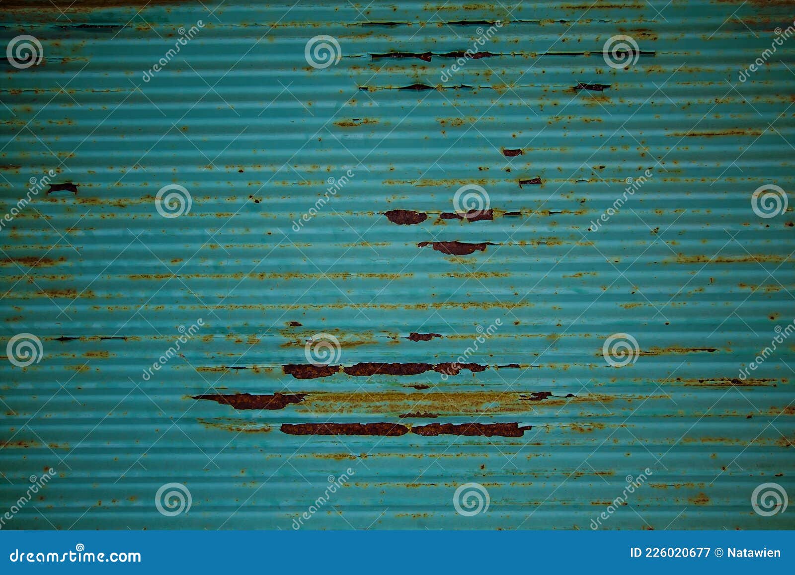 The Surface of Old Rusty Metal Shutters Stock Image - Image of crackle ...