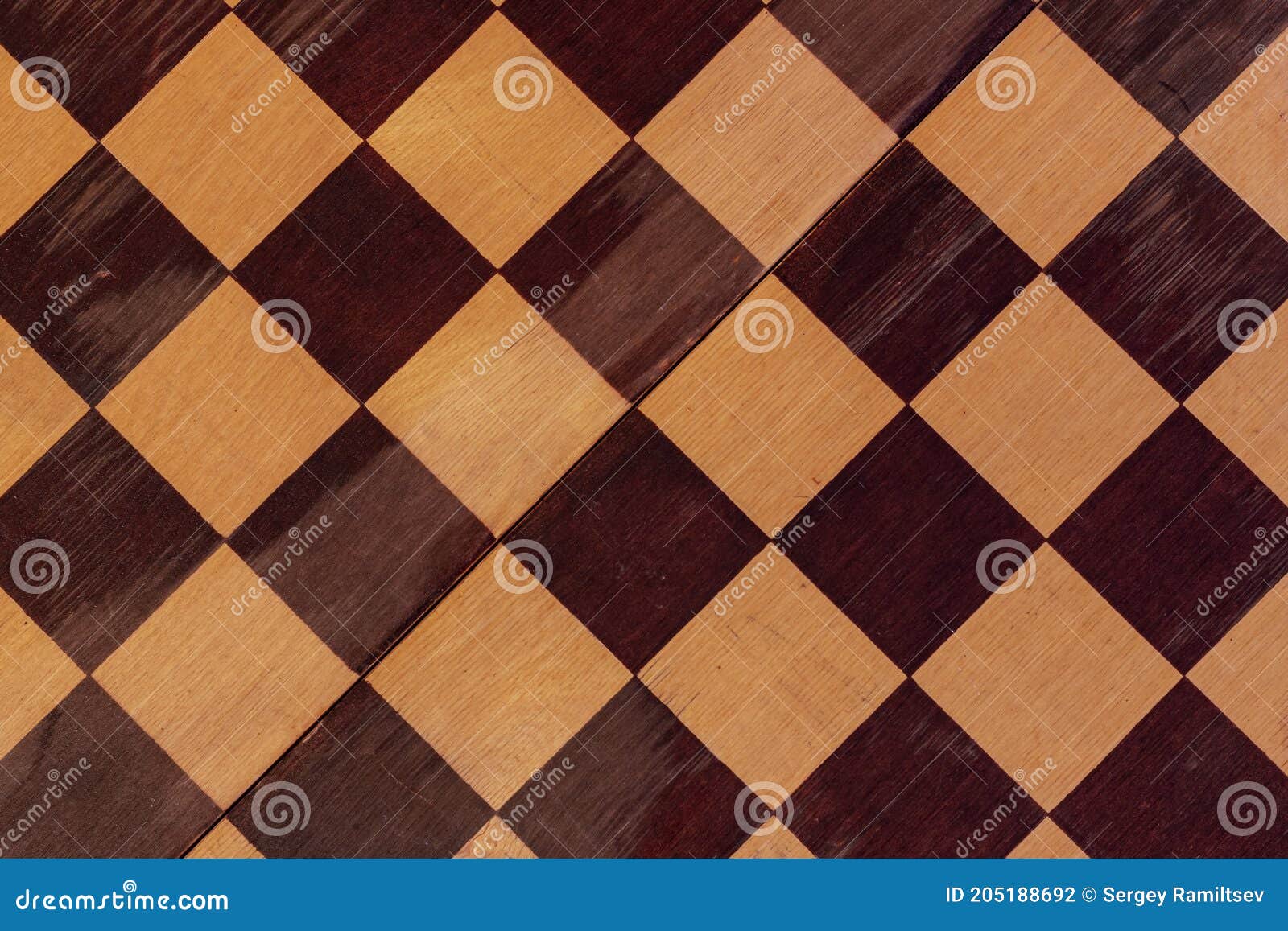 The Surface of an Old Checkerboard Stock Photo - Image of chessboard ...