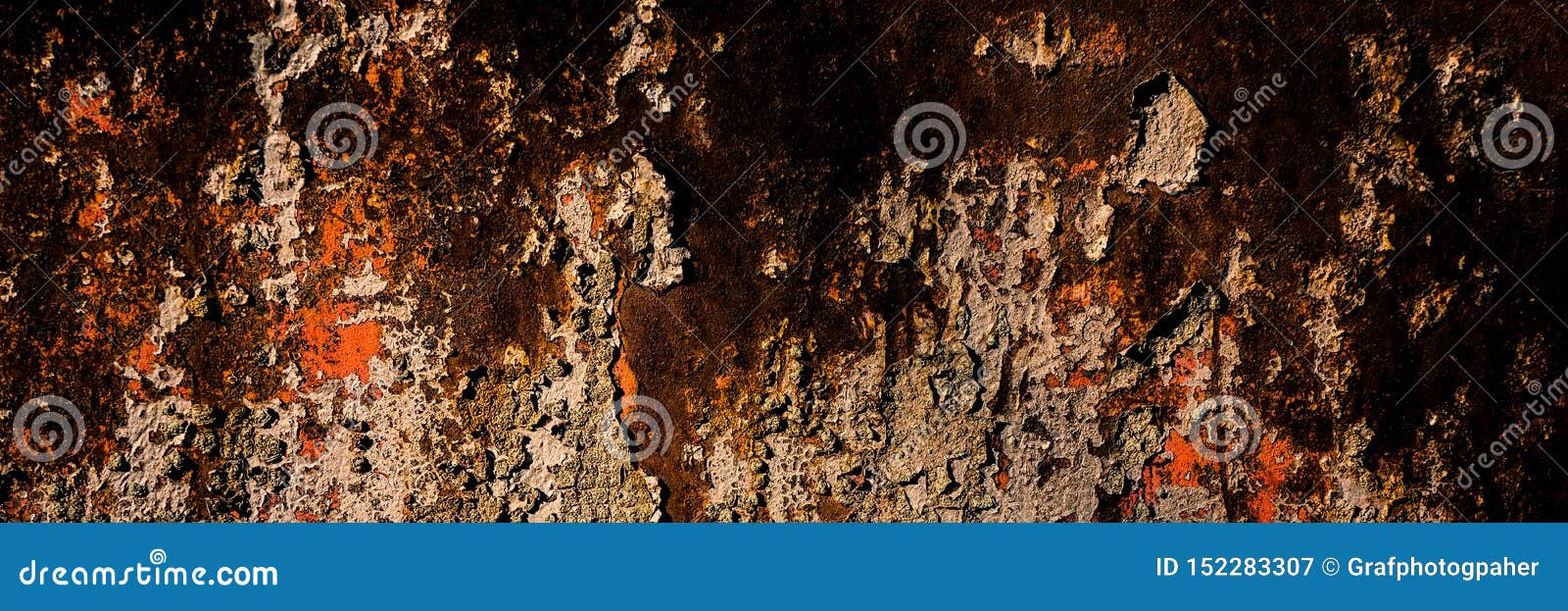 Surface of the Old Sheet Metal Covered with Corrosion and Rust Stock ...