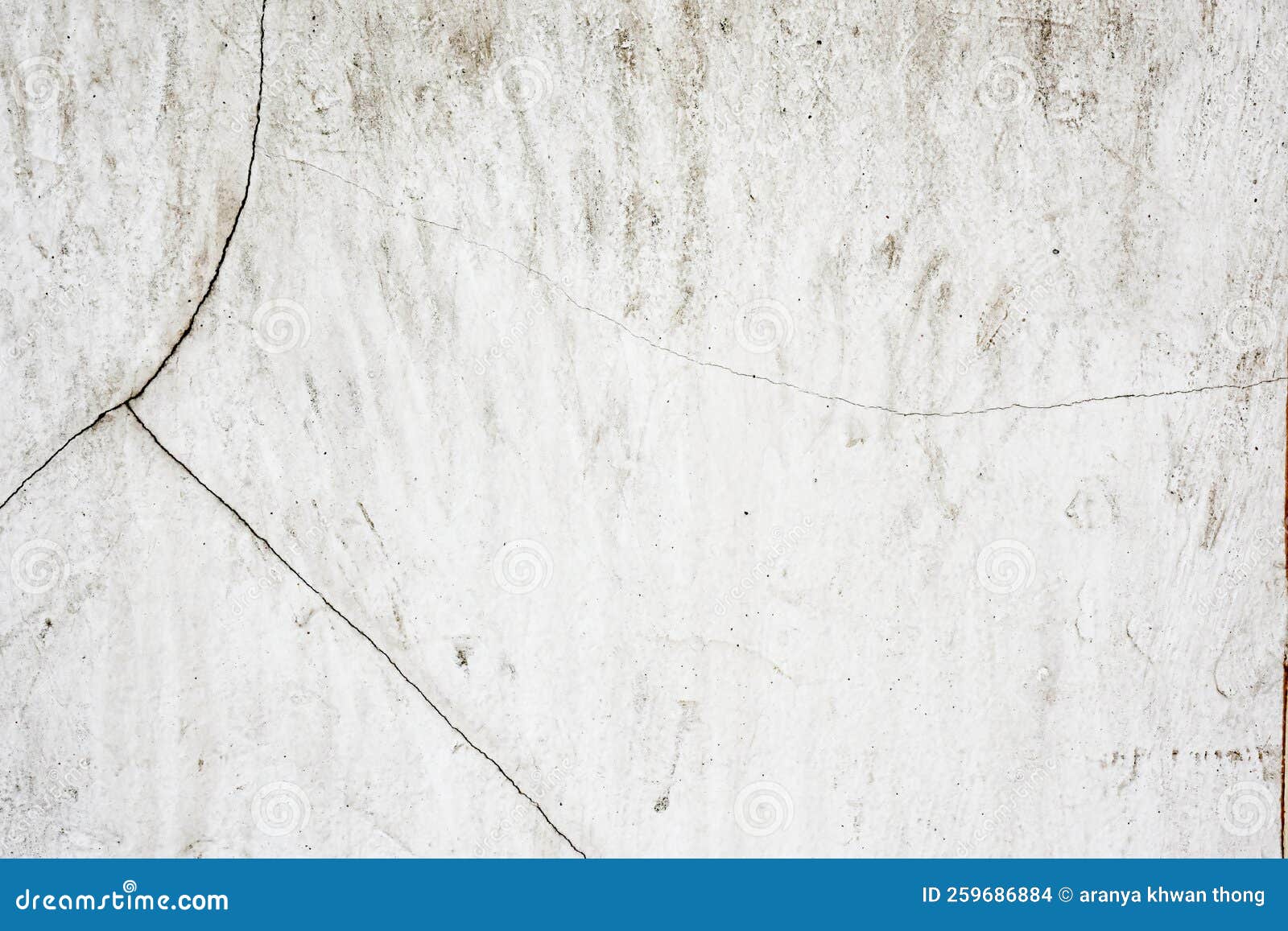 The Surface of the Old White Concrete with Light Stains and Fine Line ...