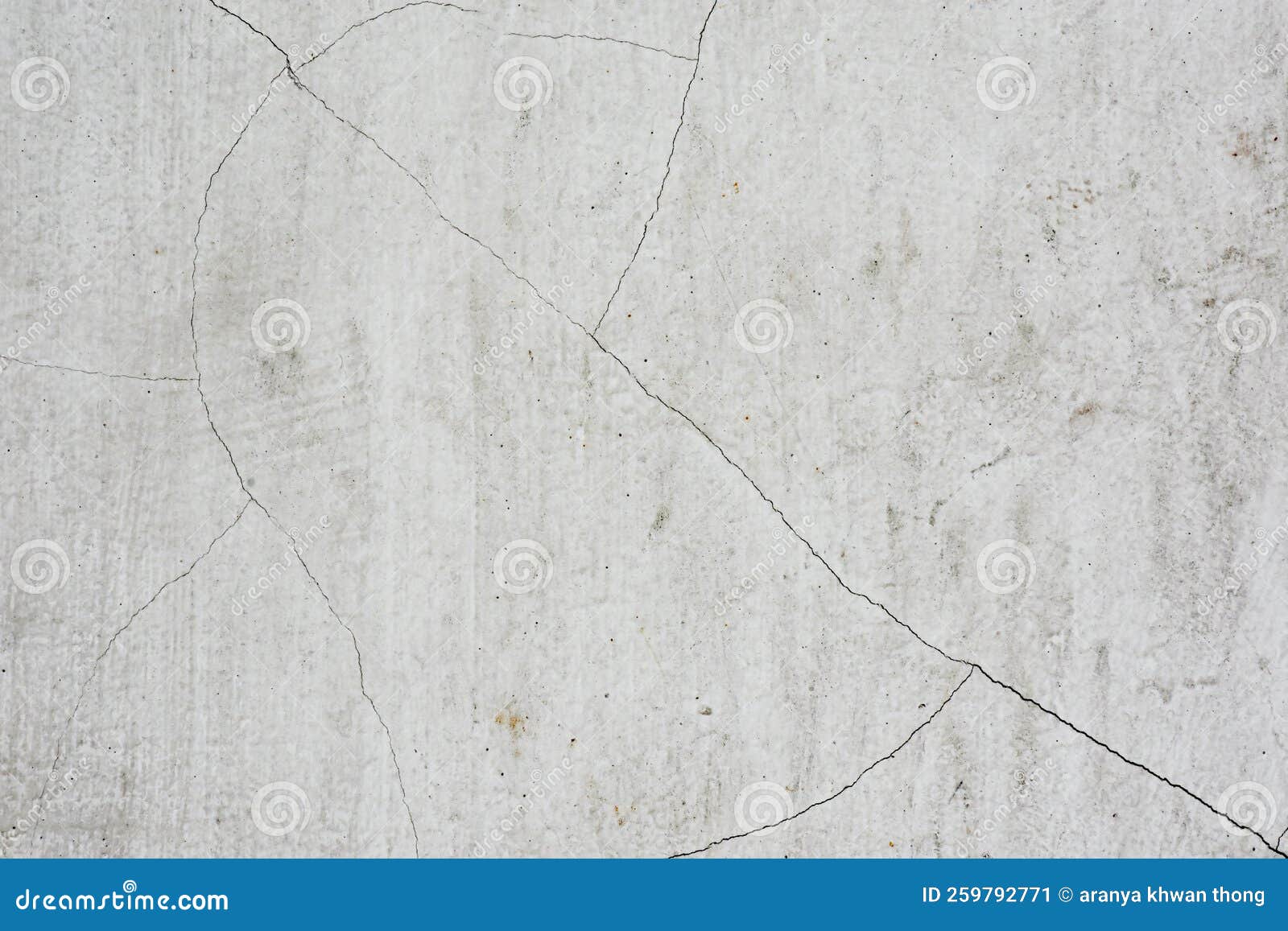 The Surface of the Old White Concrete with Light Stains and Fine Line ...