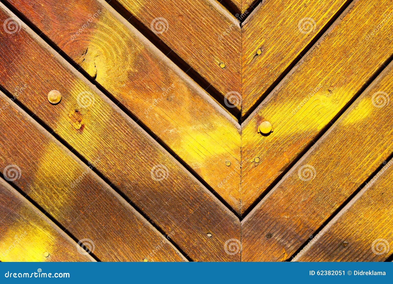 Surface of an Old Wooden Planks Arranged V-shape Stock Image - Image of ...