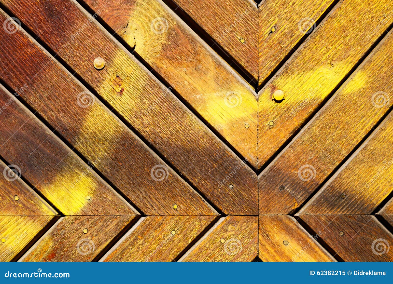 Surface of an Old Wooden Planks Arranged V-shape Stock Image - Image of ...