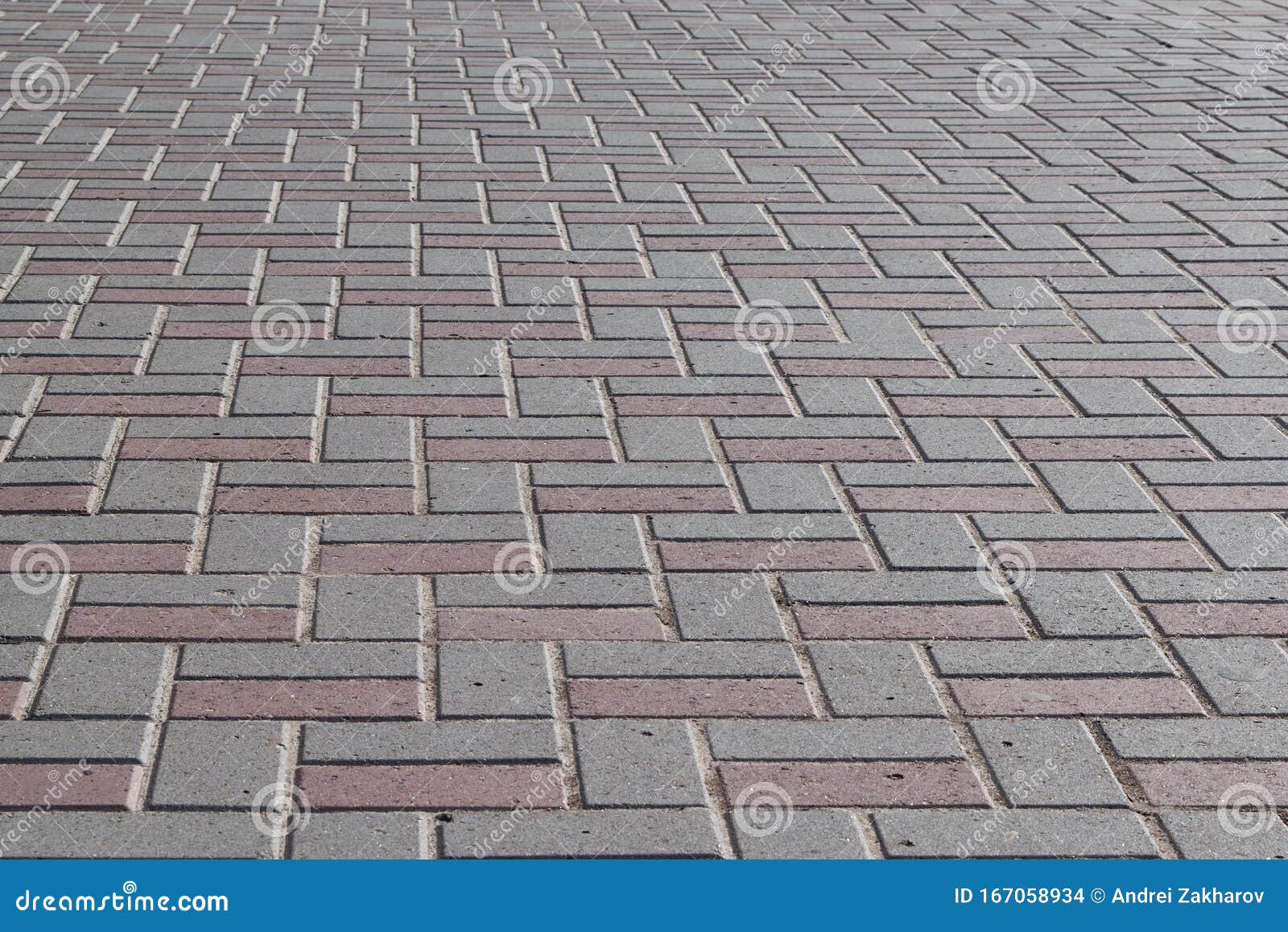 The Surface of the Pavement Paved with Paving Stones of Rectangular ...
