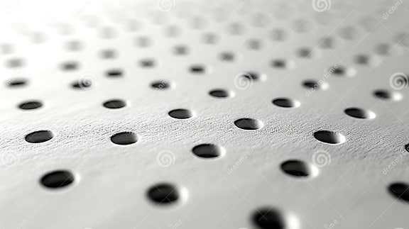 Surface of a Perforated Material Highlighting Patterns and Textures ...