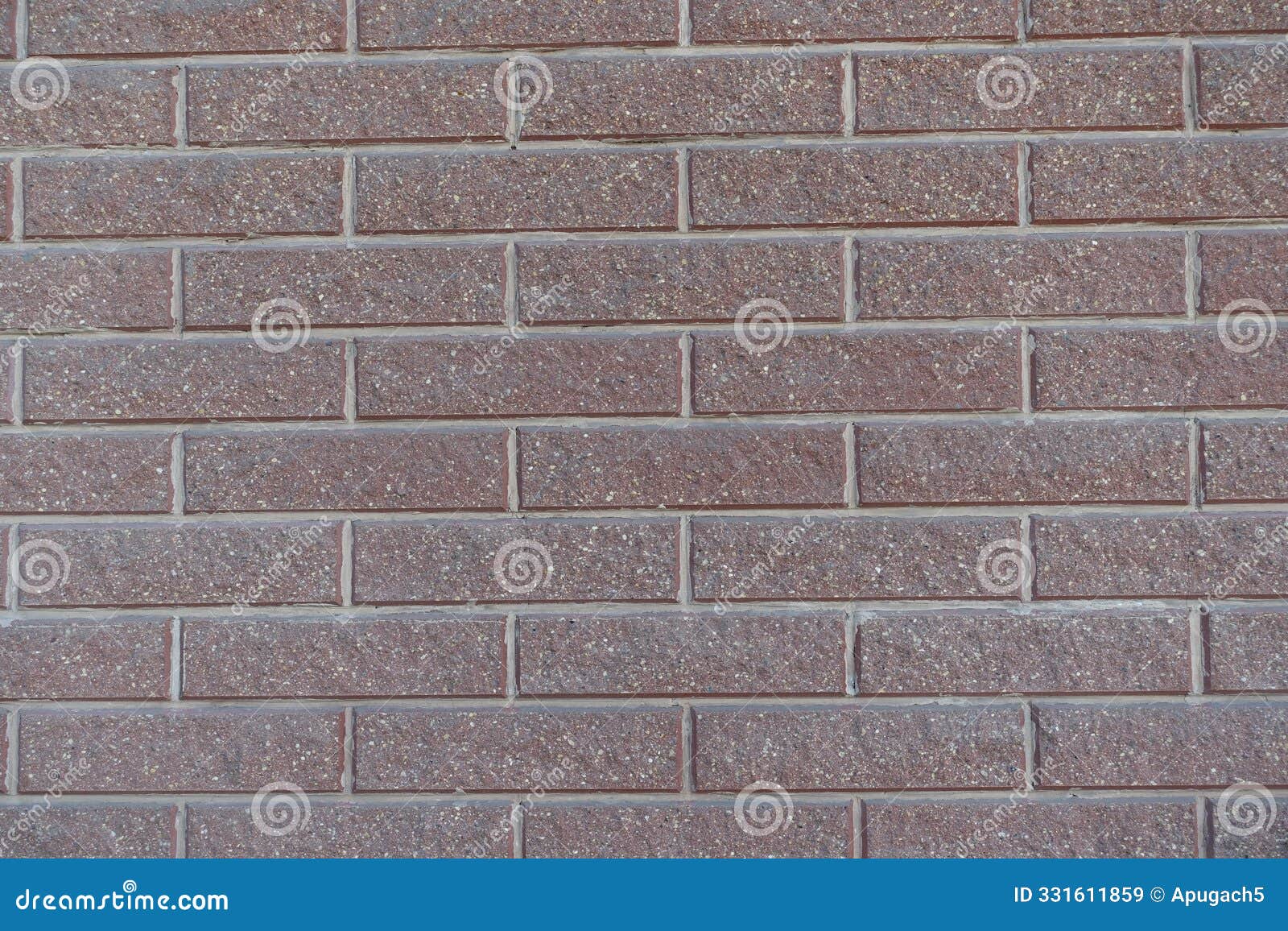 Surface of Pink Split Face Brick Veneer Wall with Stretcher Bond Stock ...