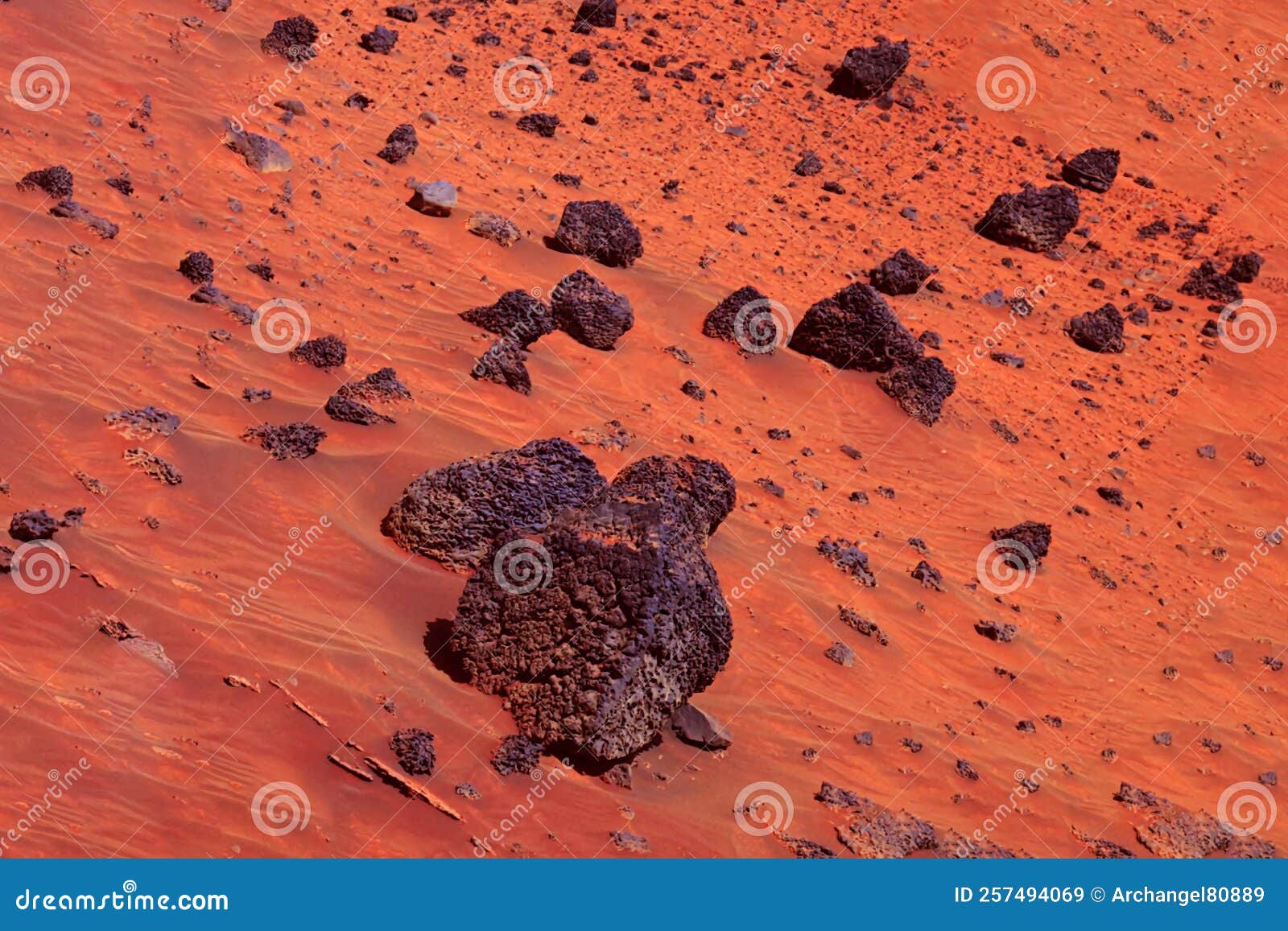 The Surface of the Planet Mars. Elements of this Image Furnished by ...