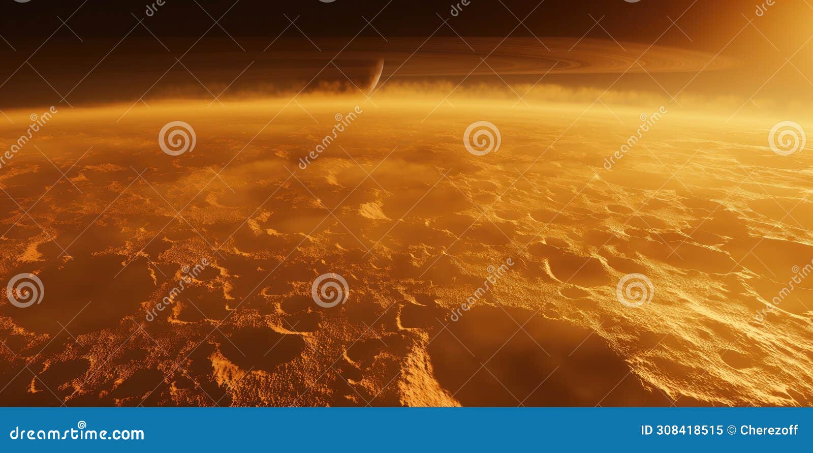 On the Surface of the Planet Saturn Stock Image - Image of star, pluto ...