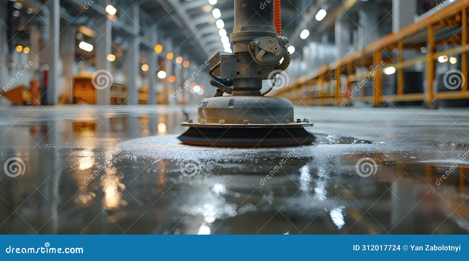Surface Preparation for Epoxy Floors Using High-Speed Polisher in a ...