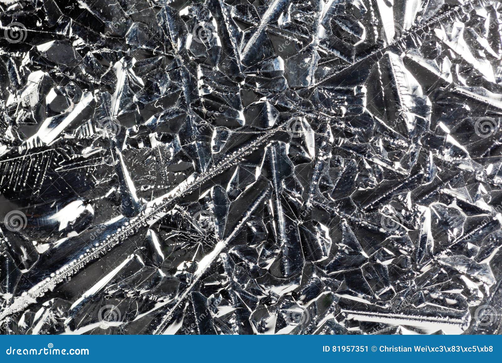 Surface of Pure Silicon Crystals Stock Image - Image of cluster ...