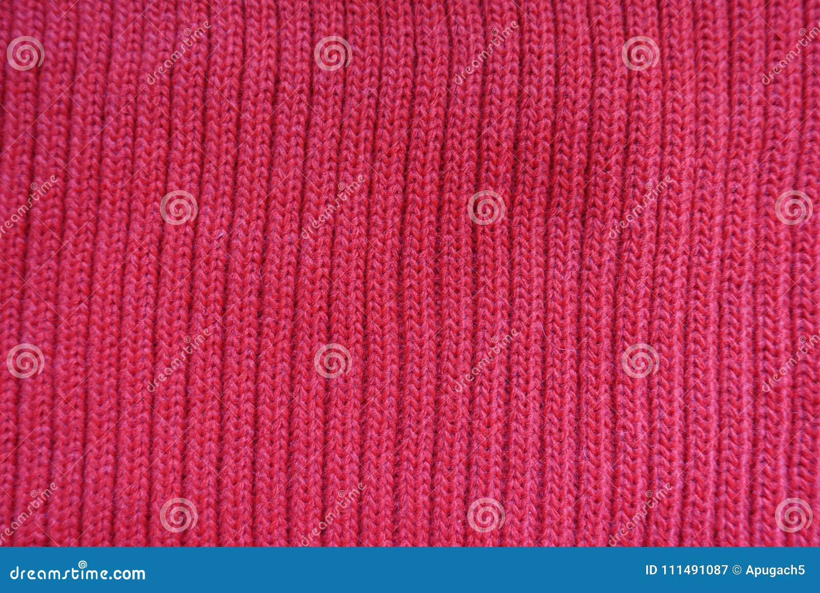 Surface of Red Rib Knit Fabric Stock Image - Image of elastane ...