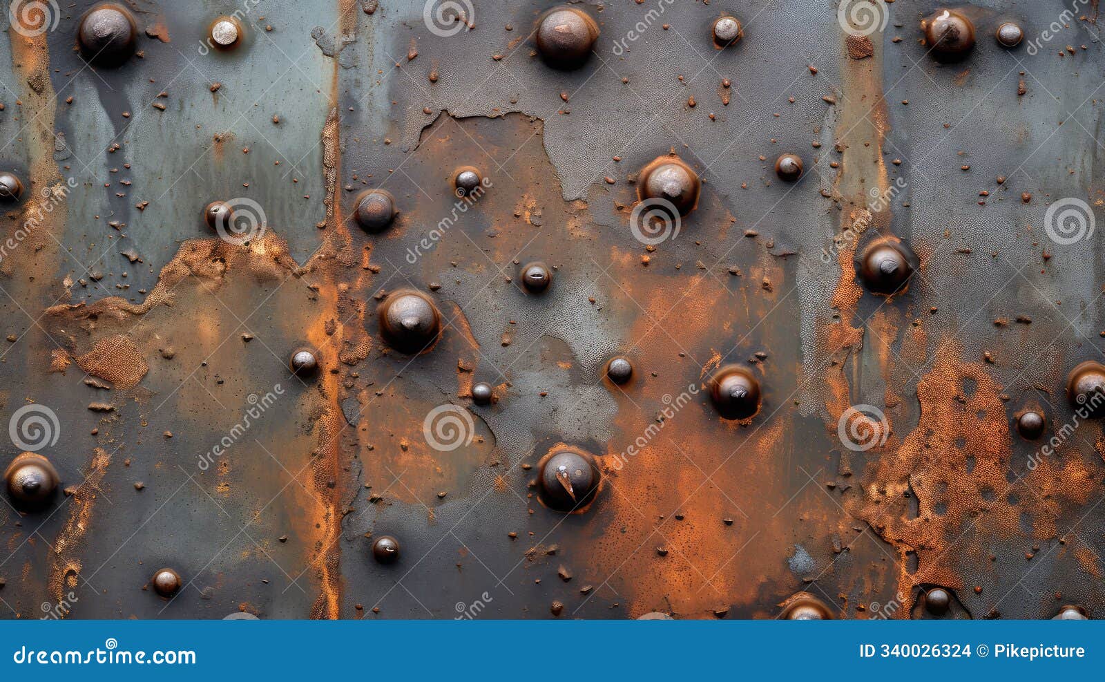 Surface rivet metal stock photo. Image of patina, texture - 340026324