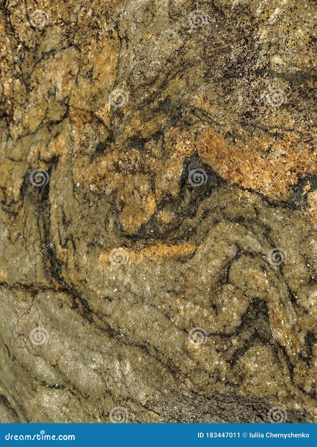 The Background is Undulating Structurally Stone Marble Corrosion. Stock ...