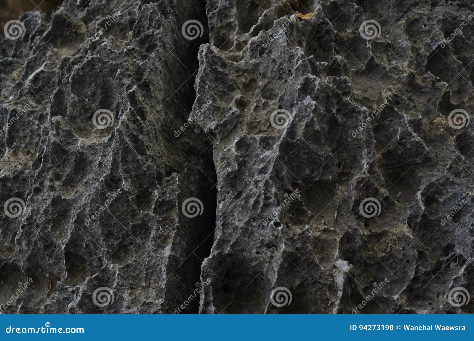 Surface Rocky Limestone, Gray Limestone and Background in Thailand ...